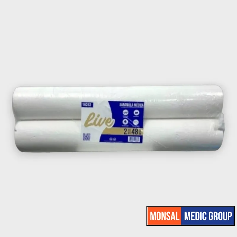 Sabanilla Medica Live Prepicada Premium 2 Rollos De 48 Metros ...