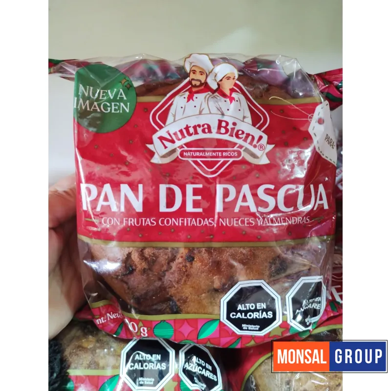 Pan De Pascua Nutra Bien 500 Gr, coctel-y-snacks - MonsalMedic.cl