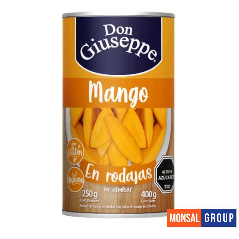 Mango En Almibar Rodajas 400 Grs Don Giuseppe, conservas-y-enlatados ...